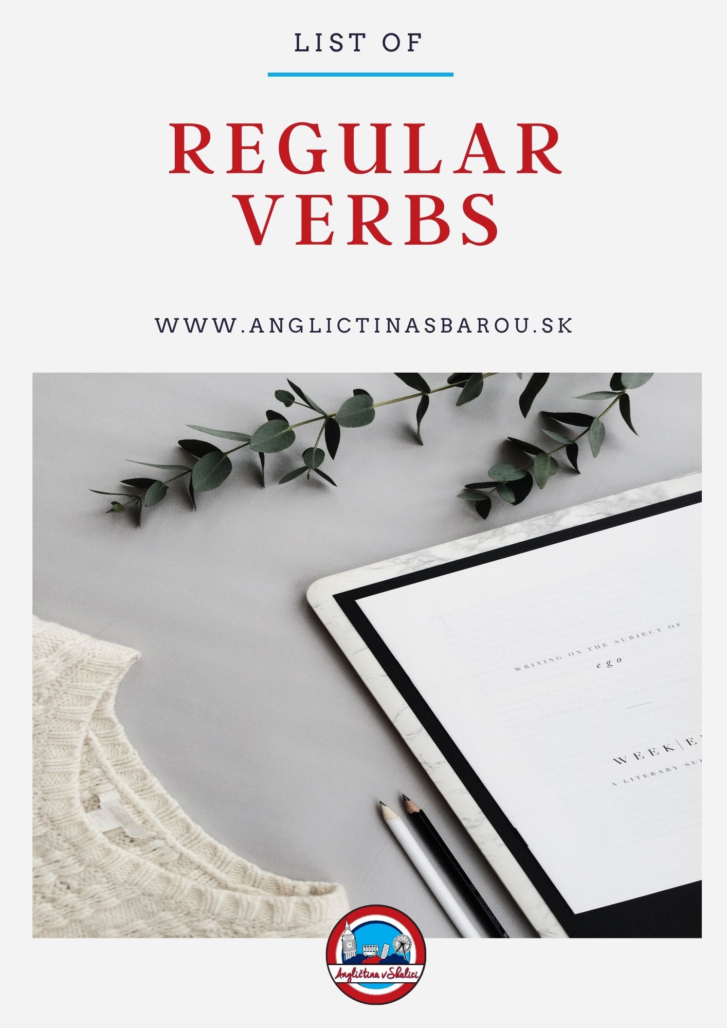 List of regular verbs - Angličtina v Skalici